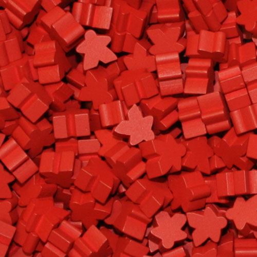 MeepleSource.com | Red Meeples (16mm)