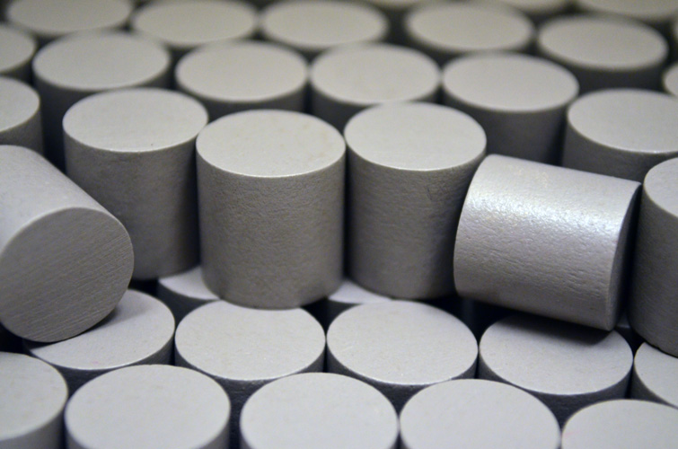 MeepleSource.com | Grey Wooden Cylinders (15x15mm)