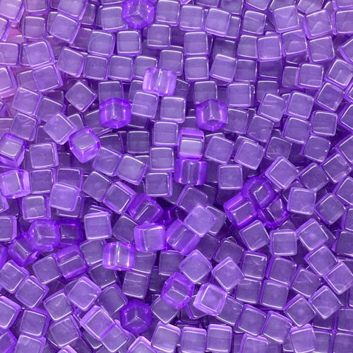 MeepleSource.com | Purple (Translucent) Acrylic Cubes (8mm)