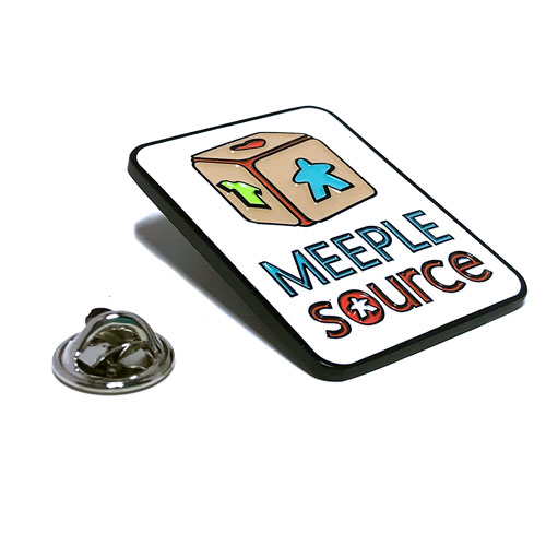 MeepleSource.com | Large Lapel Pin (Meeple Source Logo)