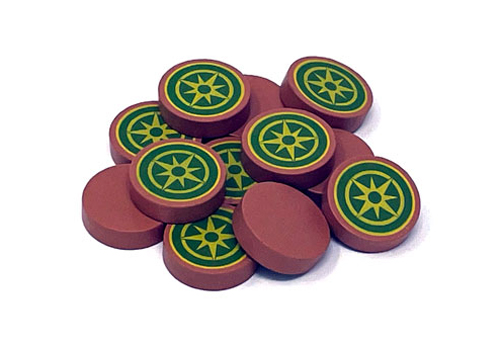 MeepleSource.com | 12-piece Set of Encounter Tokens for Scythe