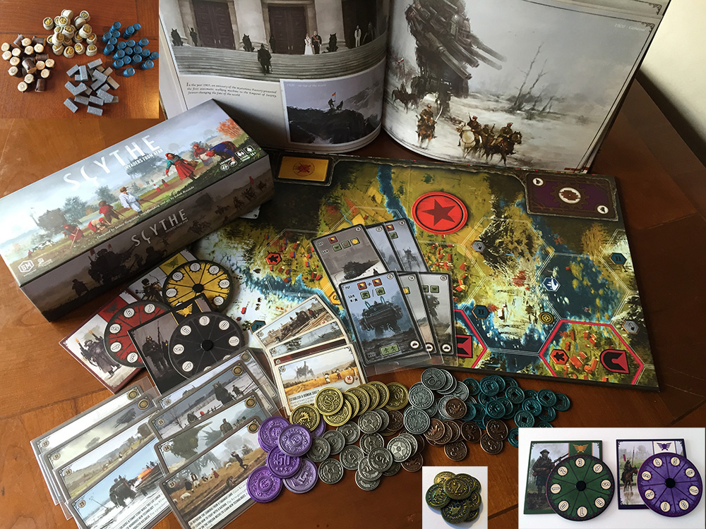 Scythe Art Books & Realistic Resources, Stone Age Character Meeples ...