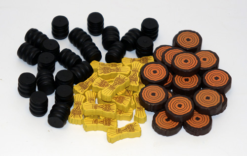 MeepleSource.com | Scythe Resource Tokens (60 pcs)
